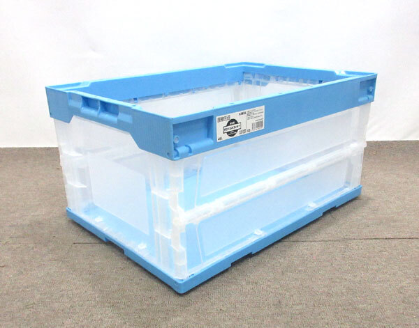 Yahoo!オークション - 送料300円(税込) oi423 ASKUL 折りたたみコンテ...