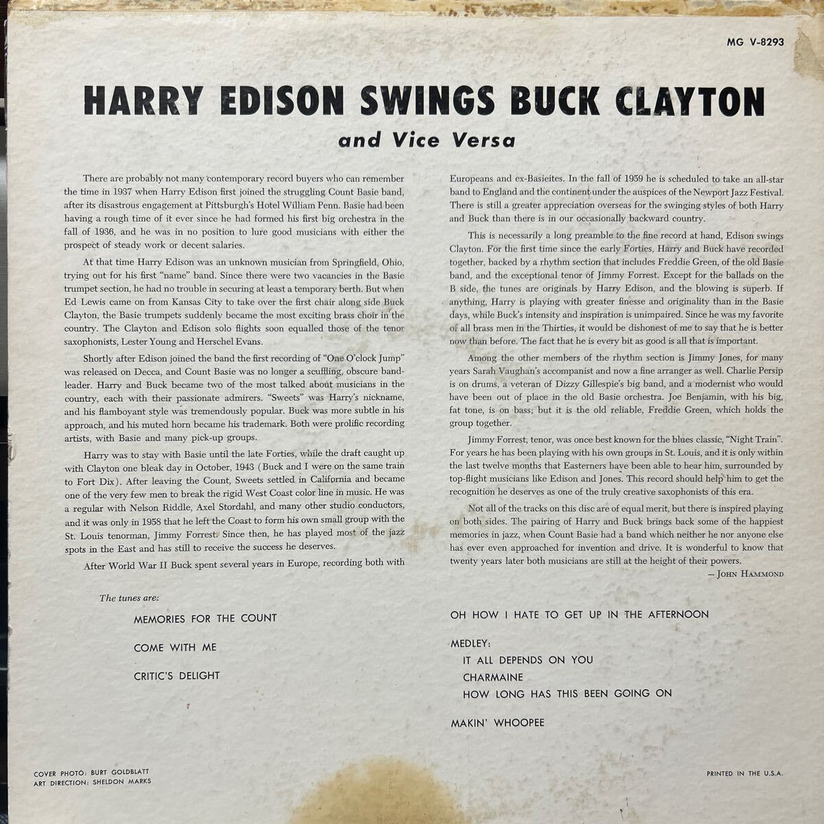 Yahoo!オークション - オリジナル盤 / Harry Edison / Buck Clayton