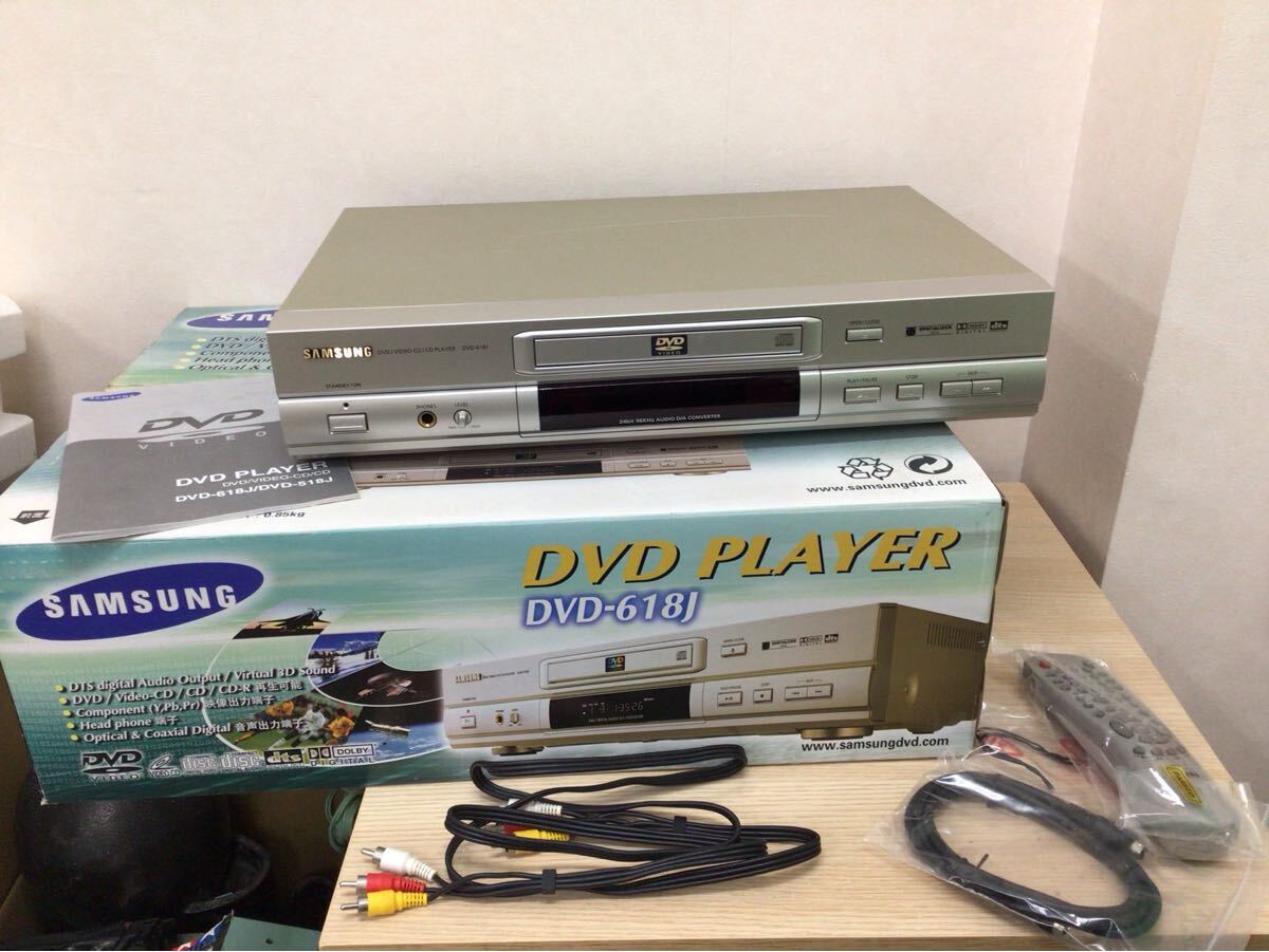 Yahoo!オークション - 【16230】SAMSUNG DVDプレーヤー DVD-618J DVD