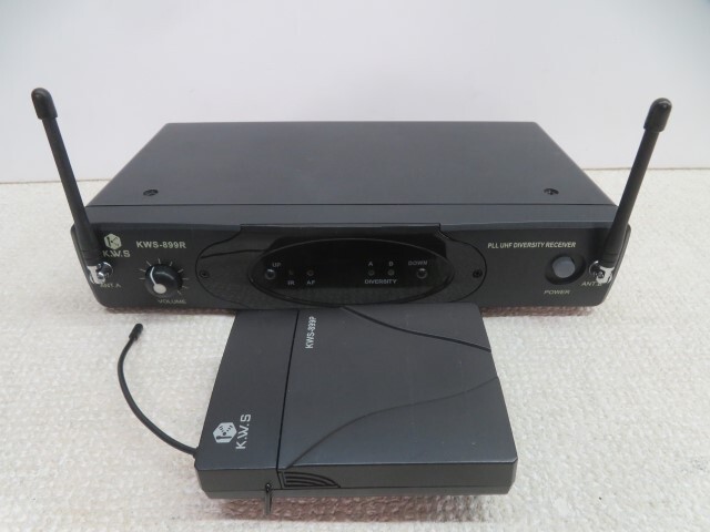 Yahoo!オークション - K.W.S KWS-899R/KWS-899P ワイヤレスマイクシス...