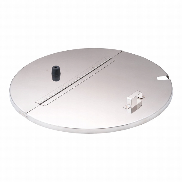 Yahoo!オークション - 18-8 寸胴鍋用割蓋 39cm用 レードル用切込穴付 A...