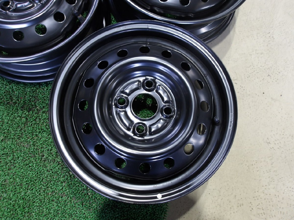 Yahoo!オークション - (R07/02/28-5) Φ 14インチ / 純正スチールホイ...