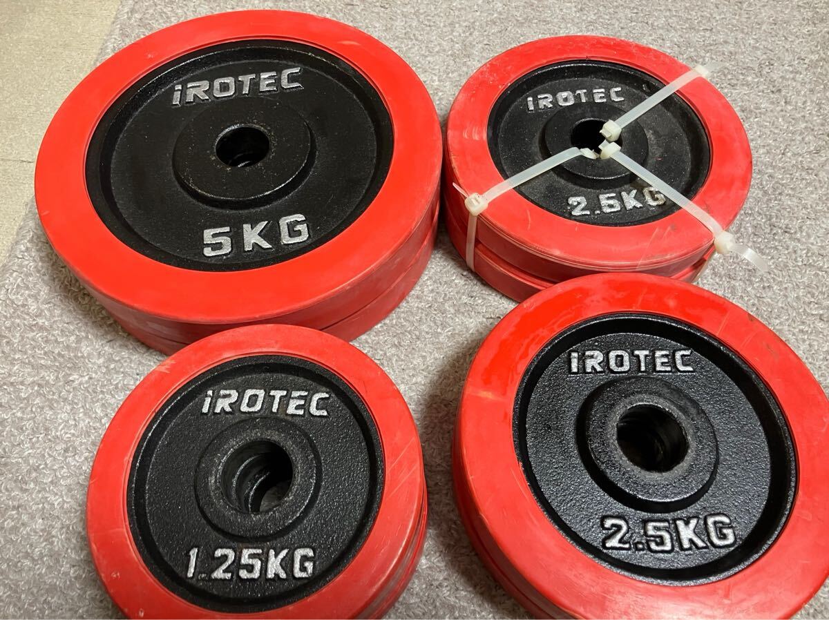 Yahoo!オークション - IROTEC ダンベルプレート アイロテック) ダンベ...