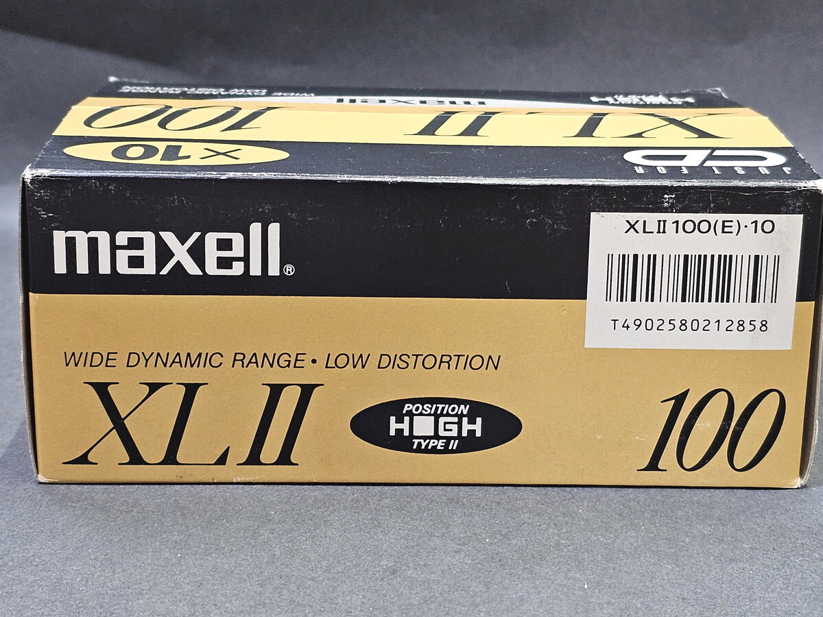 Yahoo!オークション - B018-6 maxell HIGH POSITION Epitaxial XLⅡ100...