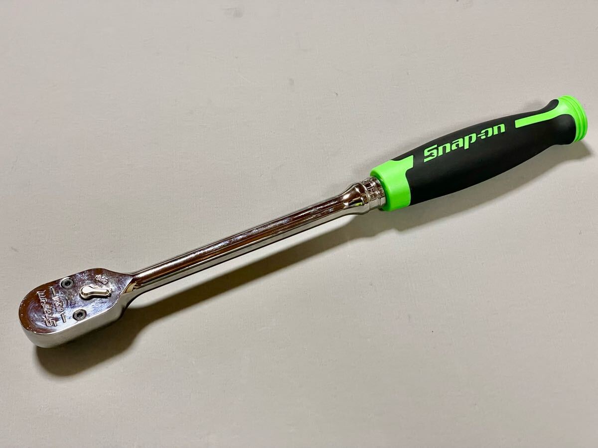 Yahoo!オークション - スナップオン 3/8drロングラチェット FHL100 グ...