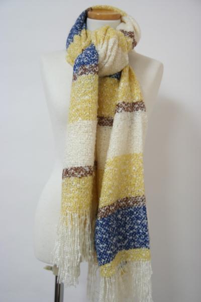 Yahoo!オークション - 送料無料 jou jou lier ふんわり手編み風 大判シ...