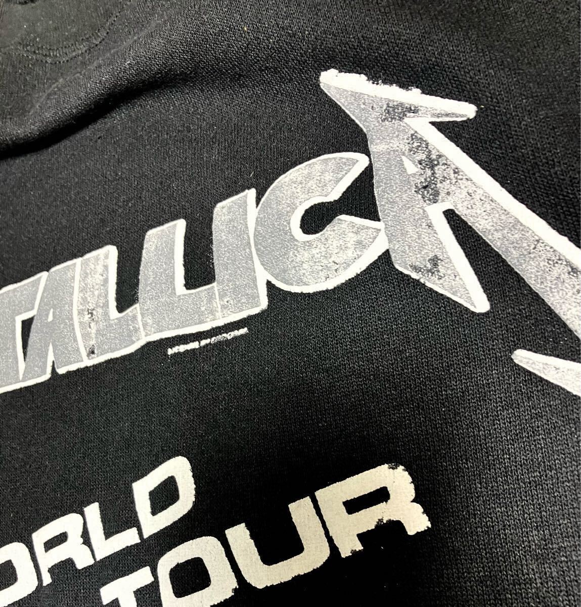 レア 80s 90s USA製 メタリカ ツアー スウェット ビンテージ XL レア 80s 90s USA製 メタリカ ツアー スウェット ビンテージ XL