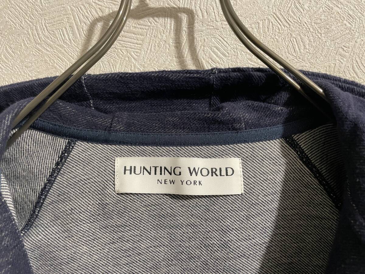 ◯ HUNTING WORLD エンボス ロゴ スウェット パーカー ◯ HUNTING WORLD エンボス ロゴ スウェット パーカー