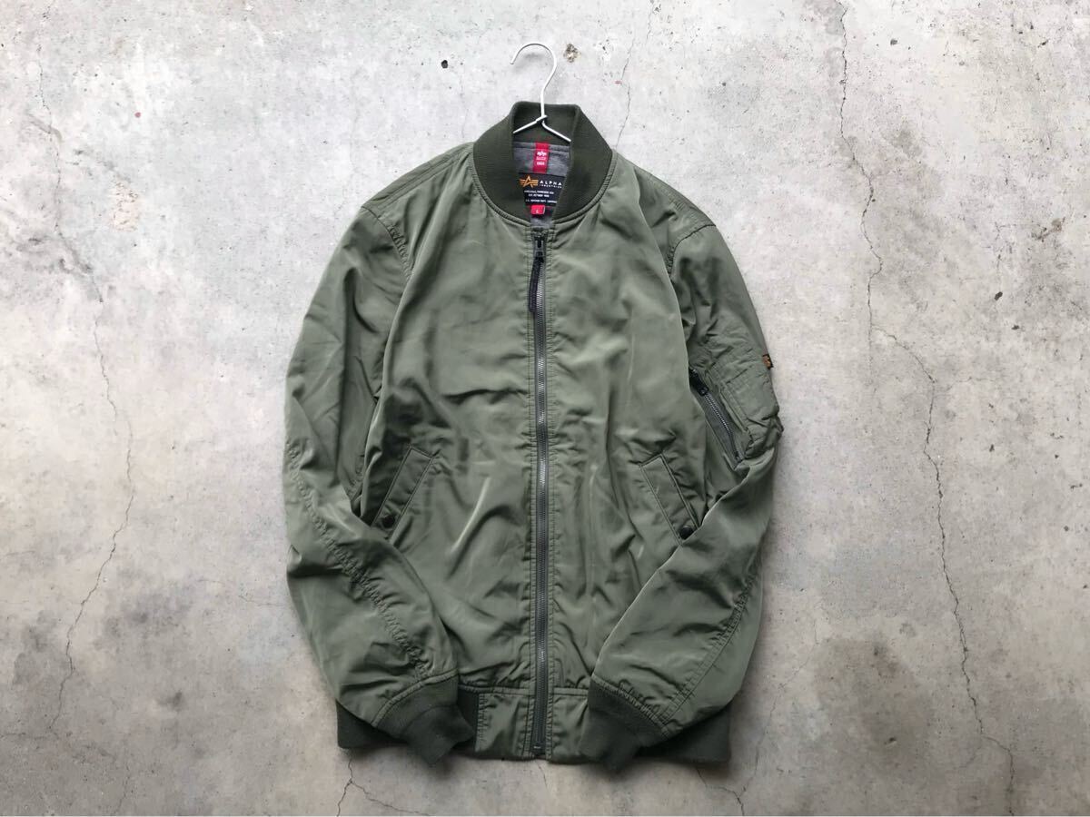 Yahoo!オークション - ALPHA INDUSTRIES L-2Bフライトジャケット L ア...