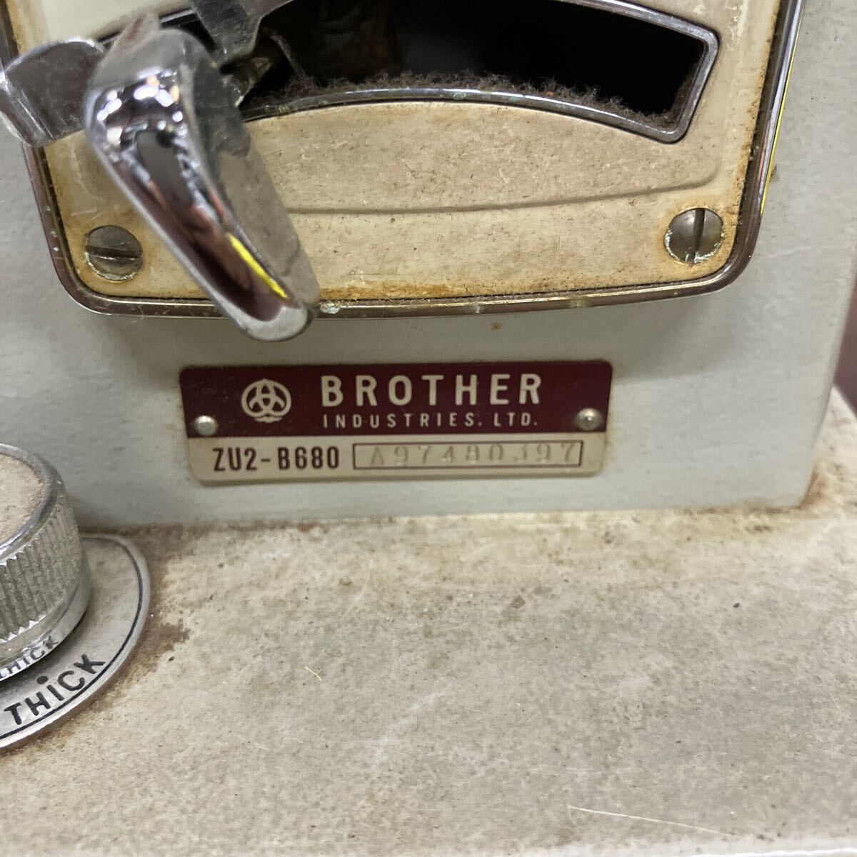BROTHER ブラザー ZU2-B680 ミシン ハンドクラフト ハンドメイド 手芸 手工芸 裁縫 手作り ヴィンテージ 昭和レトロ フットペダルなし(ブラザー)｜売買されたオークション情報 ...