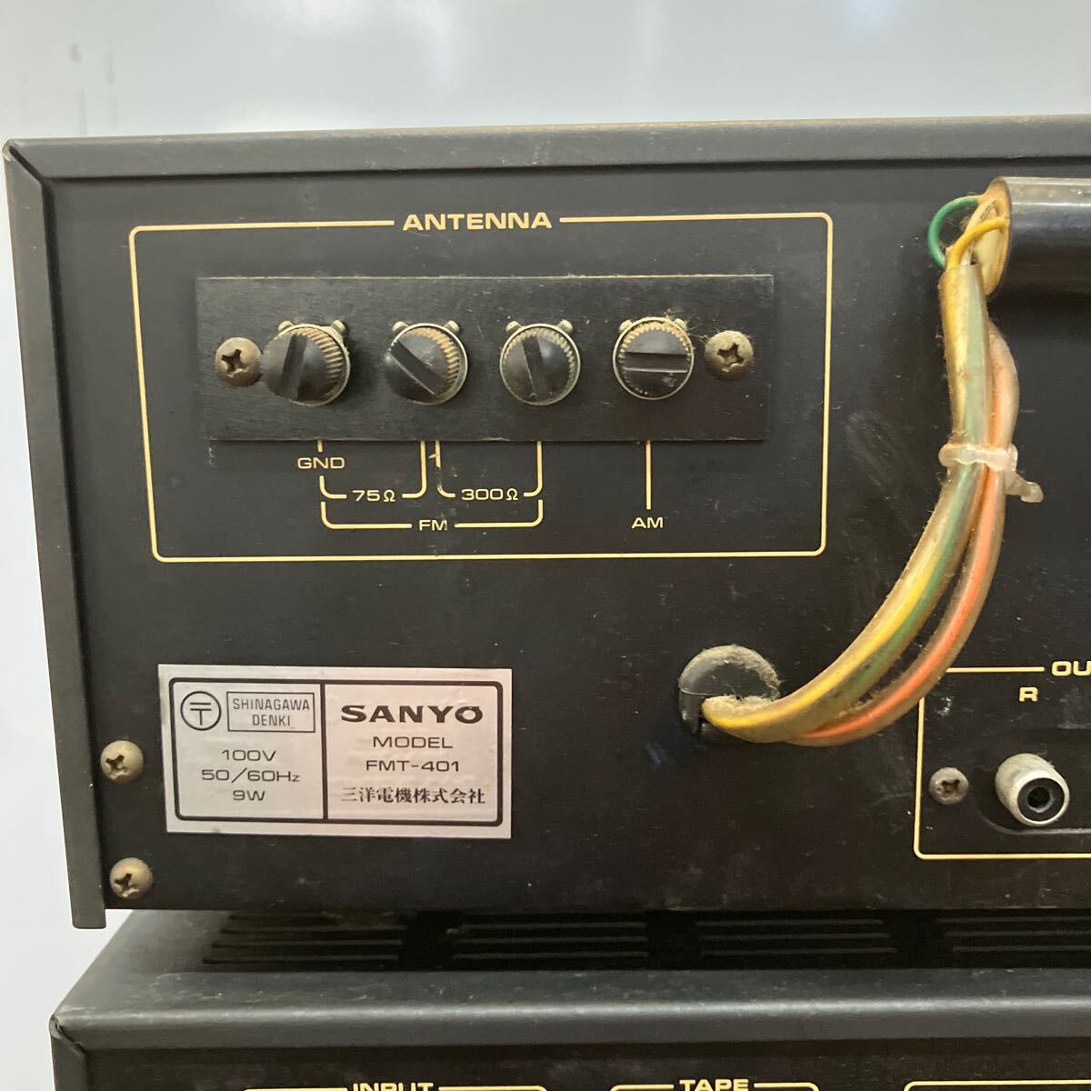 Yahoo!オークション - SANYO OTTO オーディオ機器 FMT-401 DCA-401M RD...