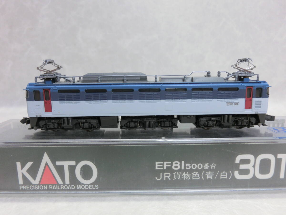 Yahoo!オークション - #38698 KATO Nゲージ EF81 500番台 JR貨物色 青/...