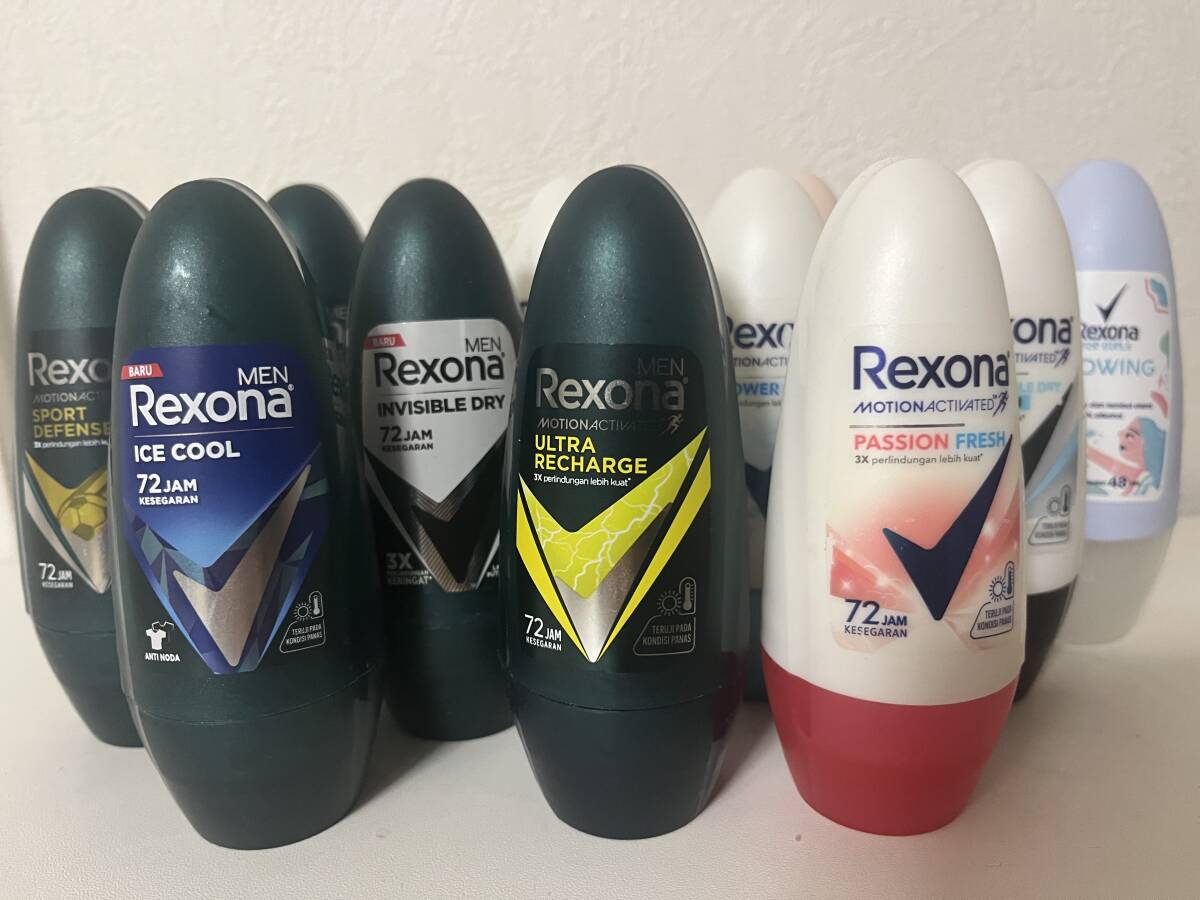 Yahoo!オークション - 送料無料 選べる種類6本セット Rexona デオドラ...