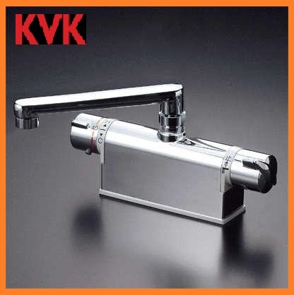 Yahoo!オークション - 激安新品 KVK サーモスタット式混合栓 デッキ形 ...