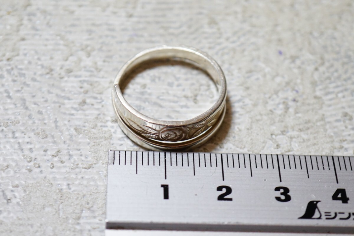 Yahoo!オークション - 394 海外製 シルバー リング 指輪 ヴィンテージ ...
