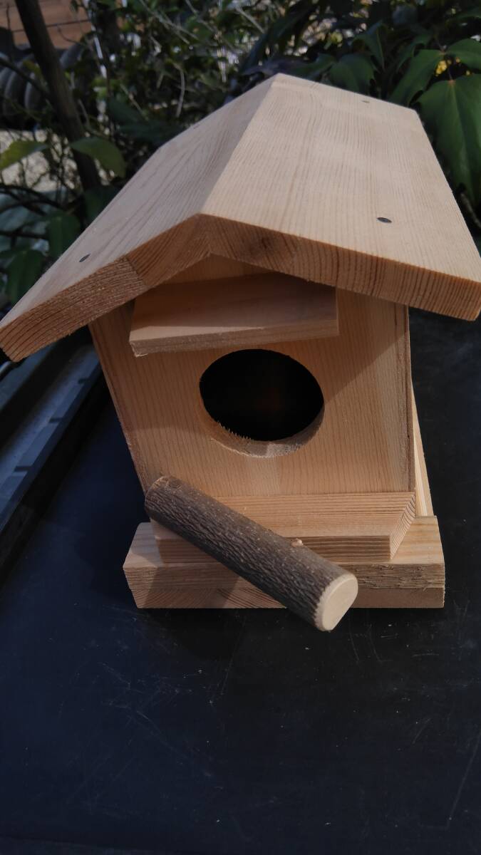 Yahoo!オークション - (0213)春季節用 野鳥 小鳥 の巣箱(バードウツド...