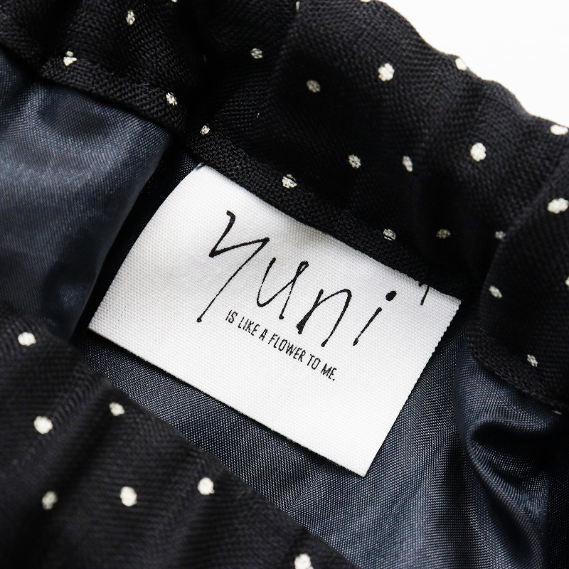 Yahoo!オークション - 美品 ユニ yuni ドットプリーツロングスカート F...