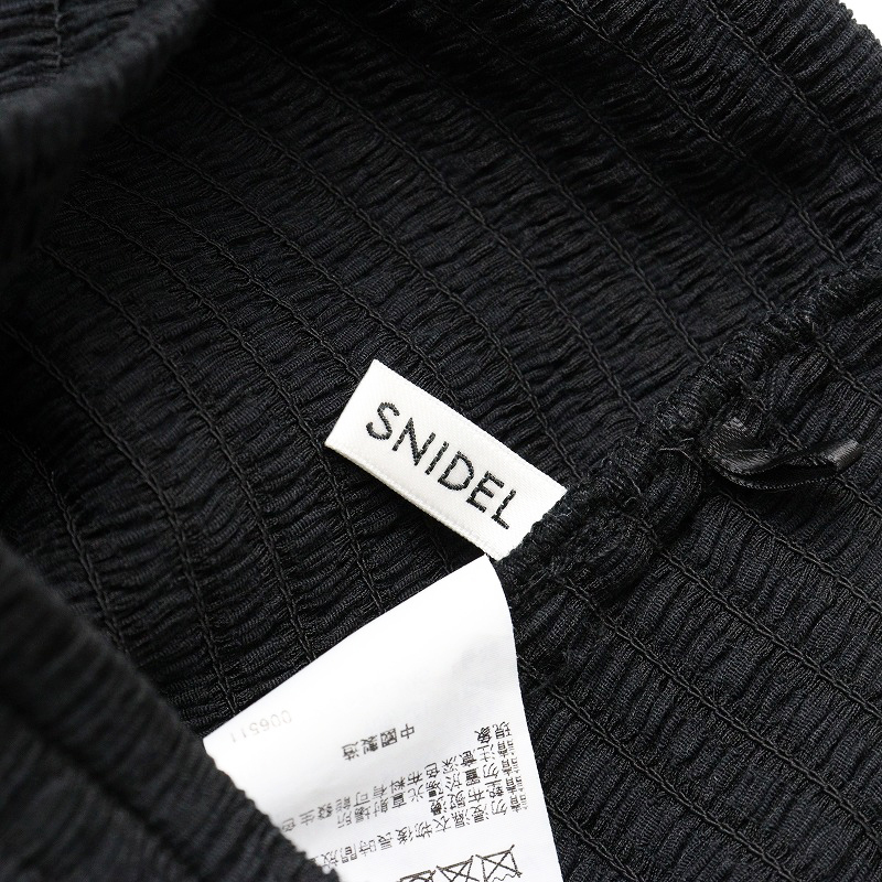 Yahoo!オークション - 2024SS スナイデル SNIDEL ウェストシャーリング...
