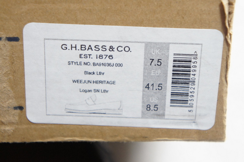 Yahoo!オークション - 即決 G.H.BASS(バス) WEEJUNS US8.5 UK7.5 ロー...