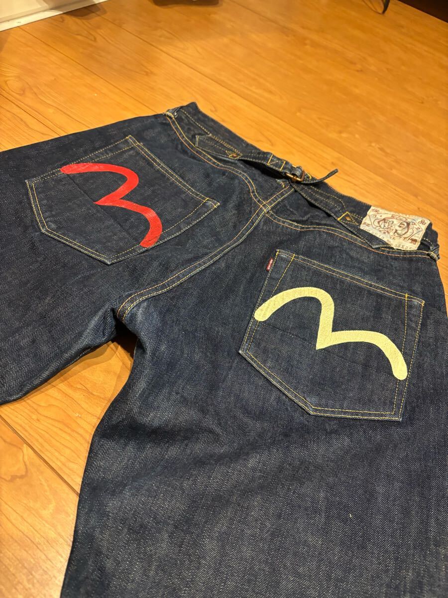 Yahoo!オークション - エヴィス EVISU No2 lot.2013 35x35 シンチパッ...