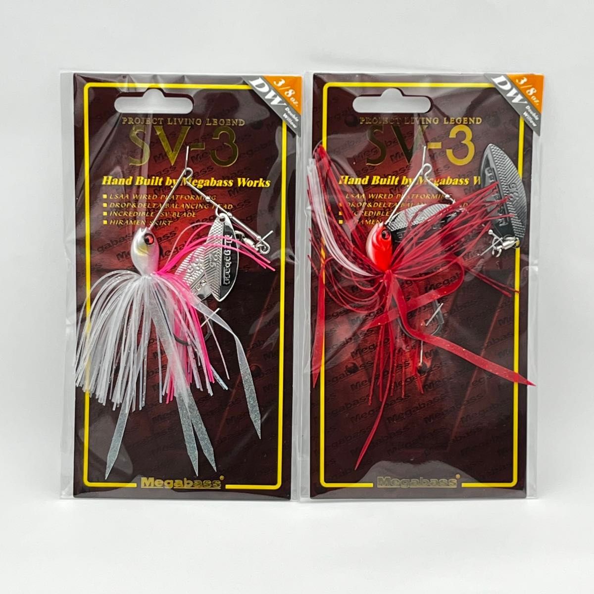 Yahoo!オークション - 土曜終了 メガバス SV-3 3/8oz DW 2個セット 未...