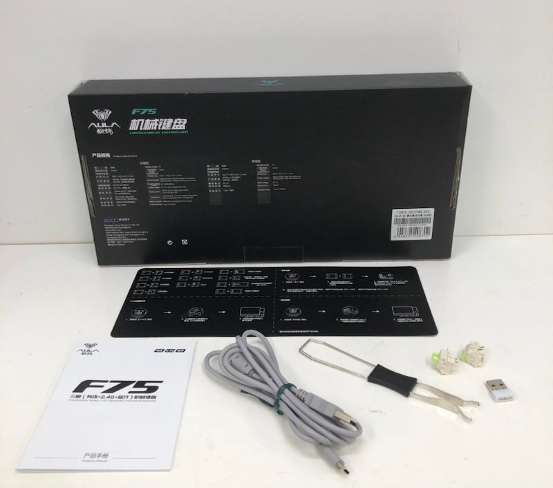 Yahoo!オークション - AULA F75 メカニカルキーボード ゲーミングキー...