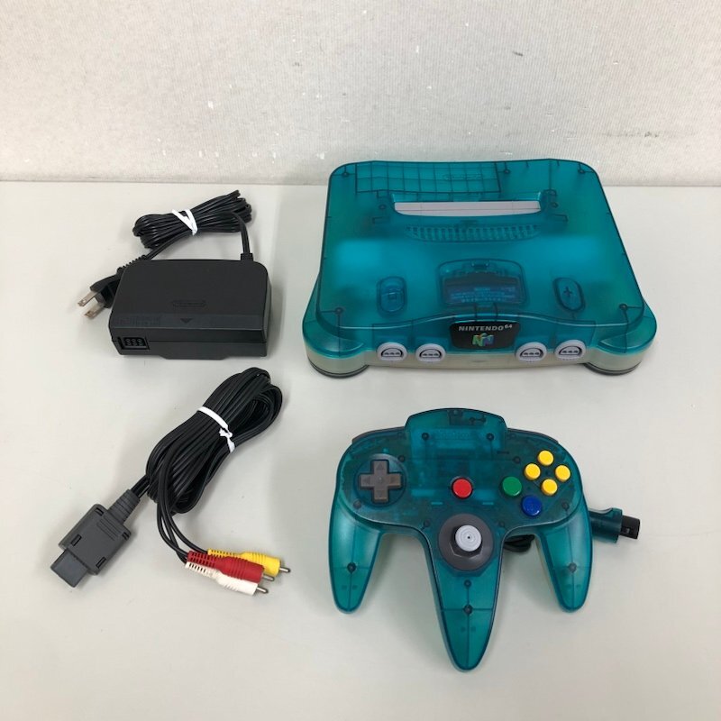 ニンテンドー 64 NINTENDO64 本体 クリアブルー NUS-001 本体 AVケーブル付き 250206SK440606(本体、アクセサリー)｜売買されたオークション情報、yahoo ...
