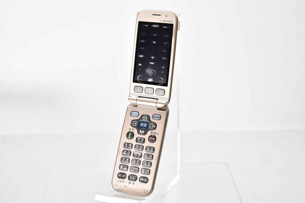 Yahoo!オークション - NTT Docomo F-08C ゴールド 初期化済み [ドコモ]...