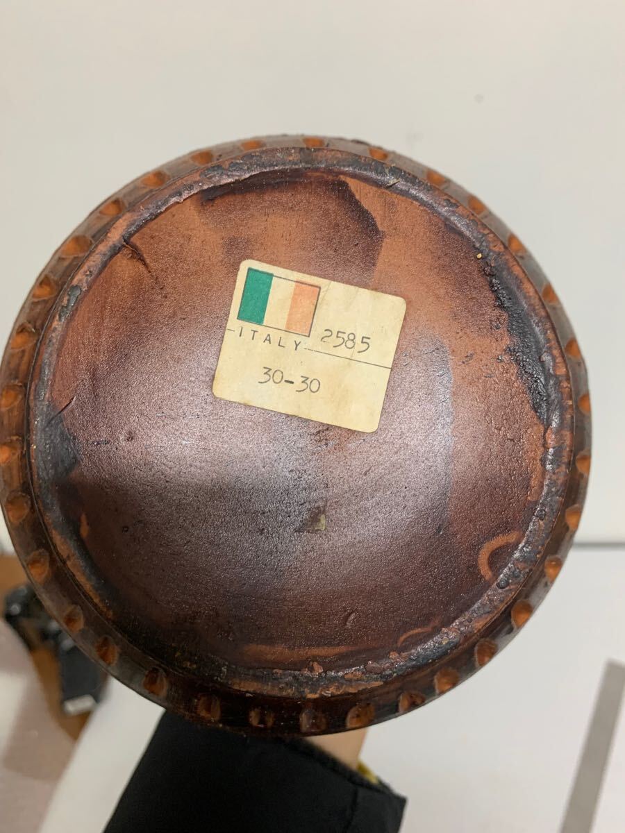 Yahoo!オークション - 2619 イタリー italy 花瓶 木目