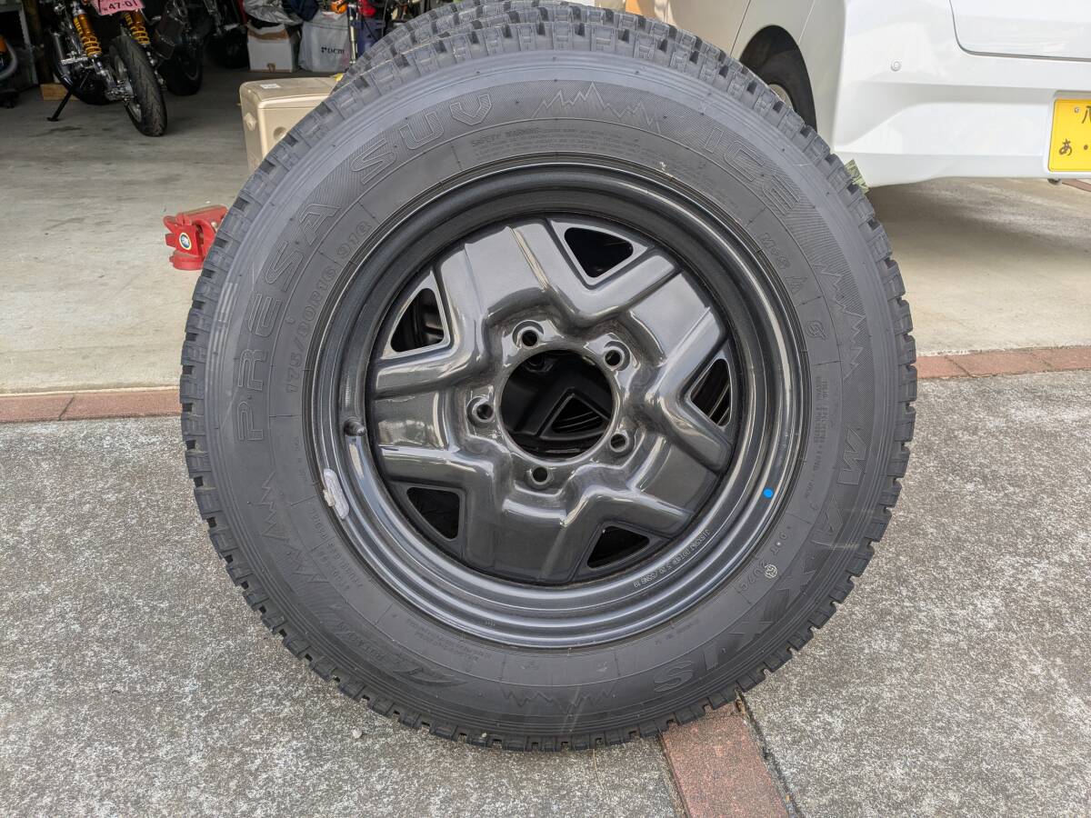 Yahoo!オークション - スタッドレスタイヤ 175／80-16 ジムニー jb64 4...