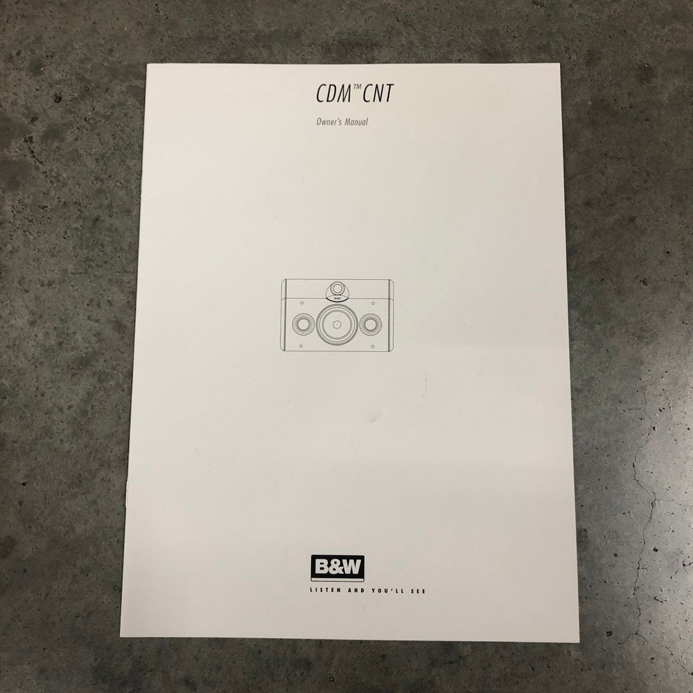 Yahoo!オークション - 【USED】1円スタート ≪ B&W CDM CNT ≫ センタ...