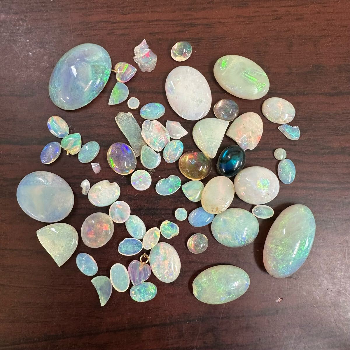 Yahoo!オークション - 【 T0228】 オパール 約8 8g分 まとめ ルース 裸...