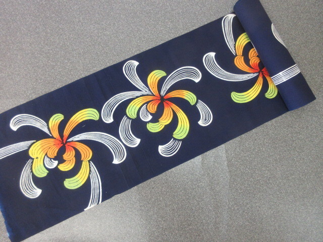 Yahoo!オークション - 【彩】 新古品 浴衣反物 未仕立て 25-0213-5