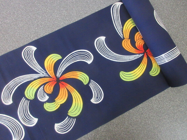 Yahoo!オークション - 【彩】 新古品 浴衣反物 未仕立て 25-0213-5