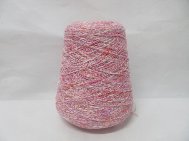 Yahoo!オークション - 段染めコットンスラブ ローズ/パープル 530g e...