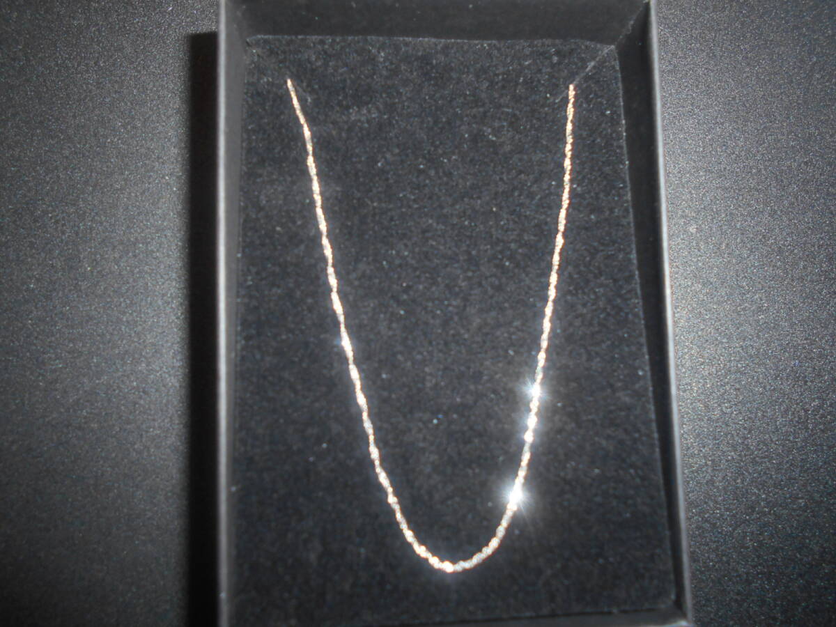 Yahoo!オークション - K10WG 10金ホワイトゴールド 極細スクリューチェ...