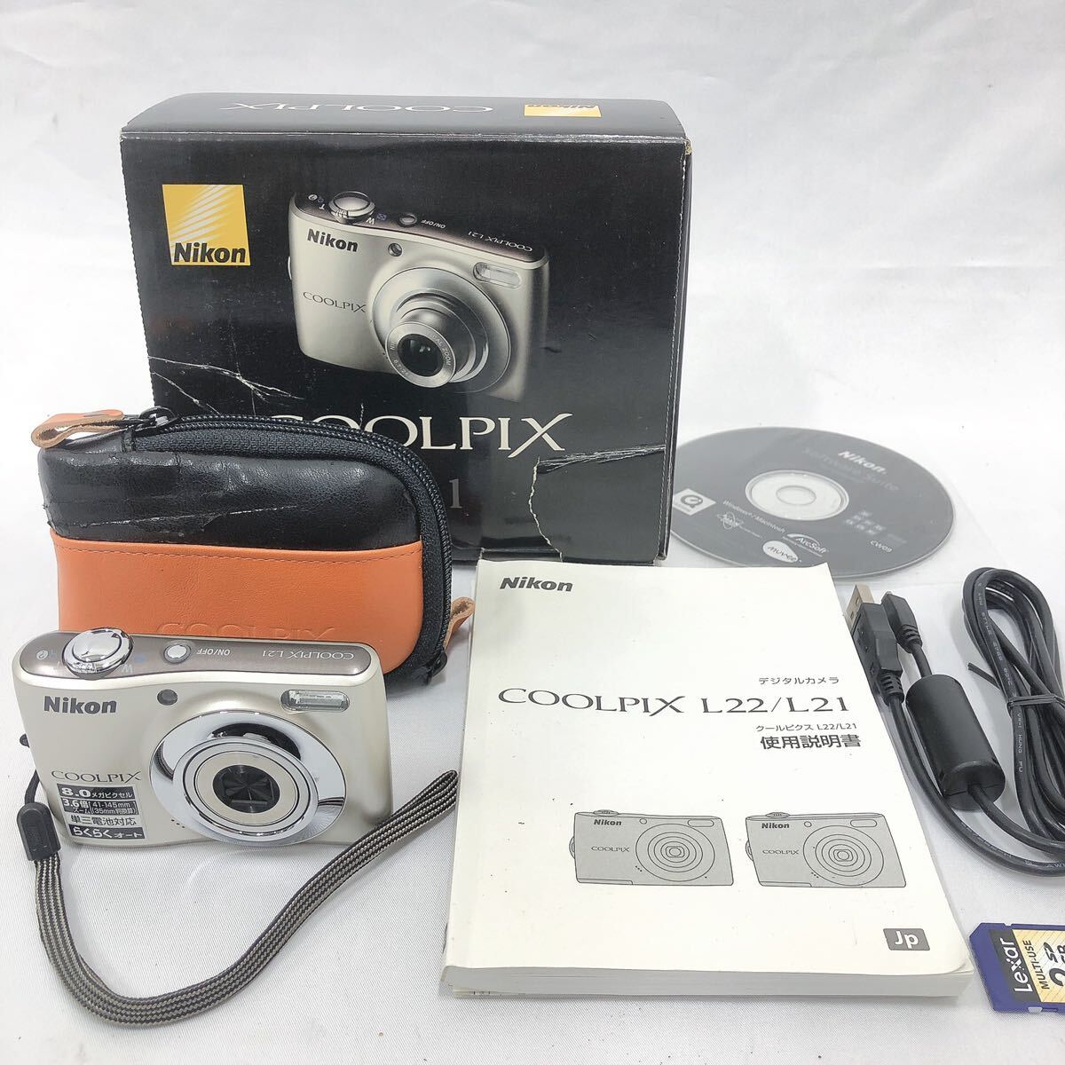 Yahoo!オークション - Nikon ニコン COOLPIX クールピクス L21 シルバ...