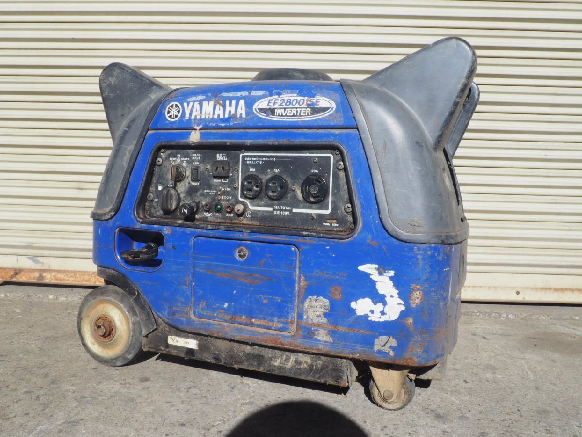 Yahoo!オークション - 【K1228-5】 YAMAHA ヤマハ エンジン発電機 EF2...