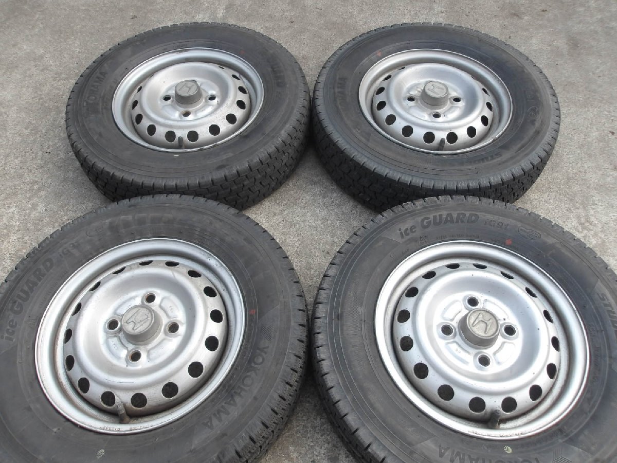 Yahoo!オークション - O212-ソ2 送料無料 145/80R12 冬4本セット スタ...