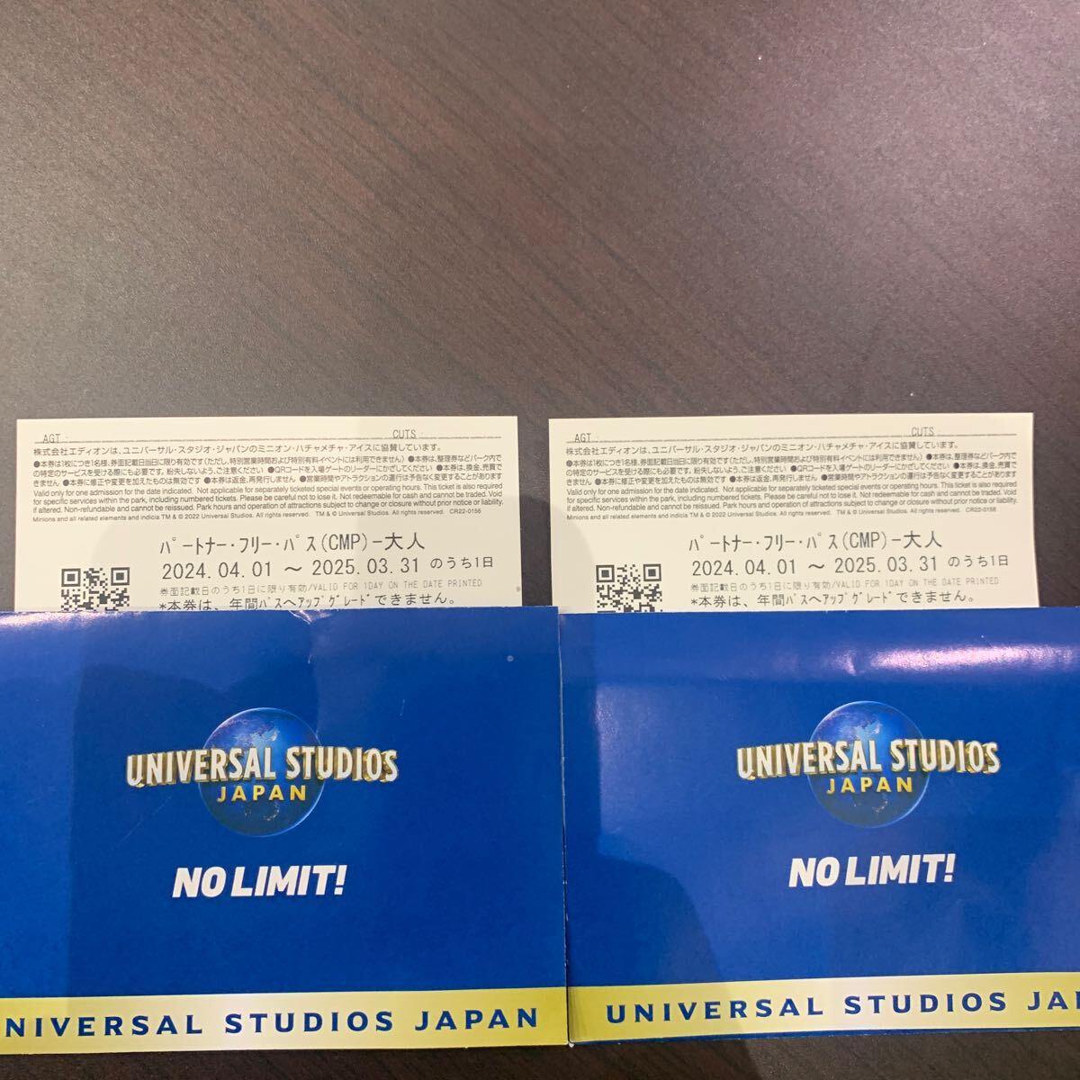USJ ユニバーサルスタジオジャパン ワンデイスタジオパス ペアチケット 2025/3/31迄 大人2枚 パートナーフリーパス(ユニバーサル・スタジオ・ジャパン)｜売買されたオークション情報 ...