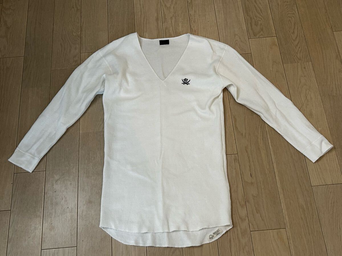 Yahoo!オークション - 美品 フラットヘッド RJB Vネック サーマル ロ...