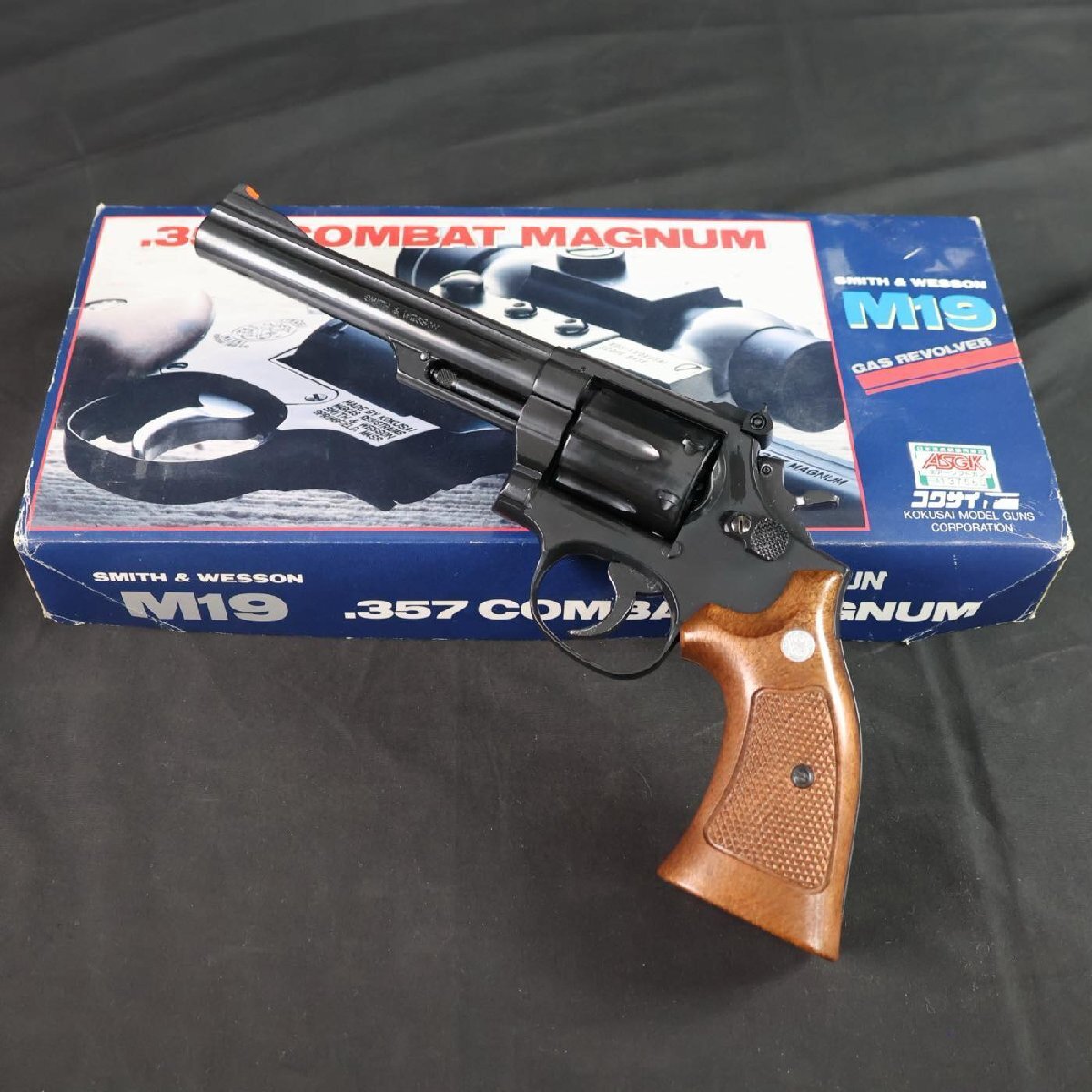Yahoo!オークション - コクサイ S&W M19 357 コンバット マグナム ガス...