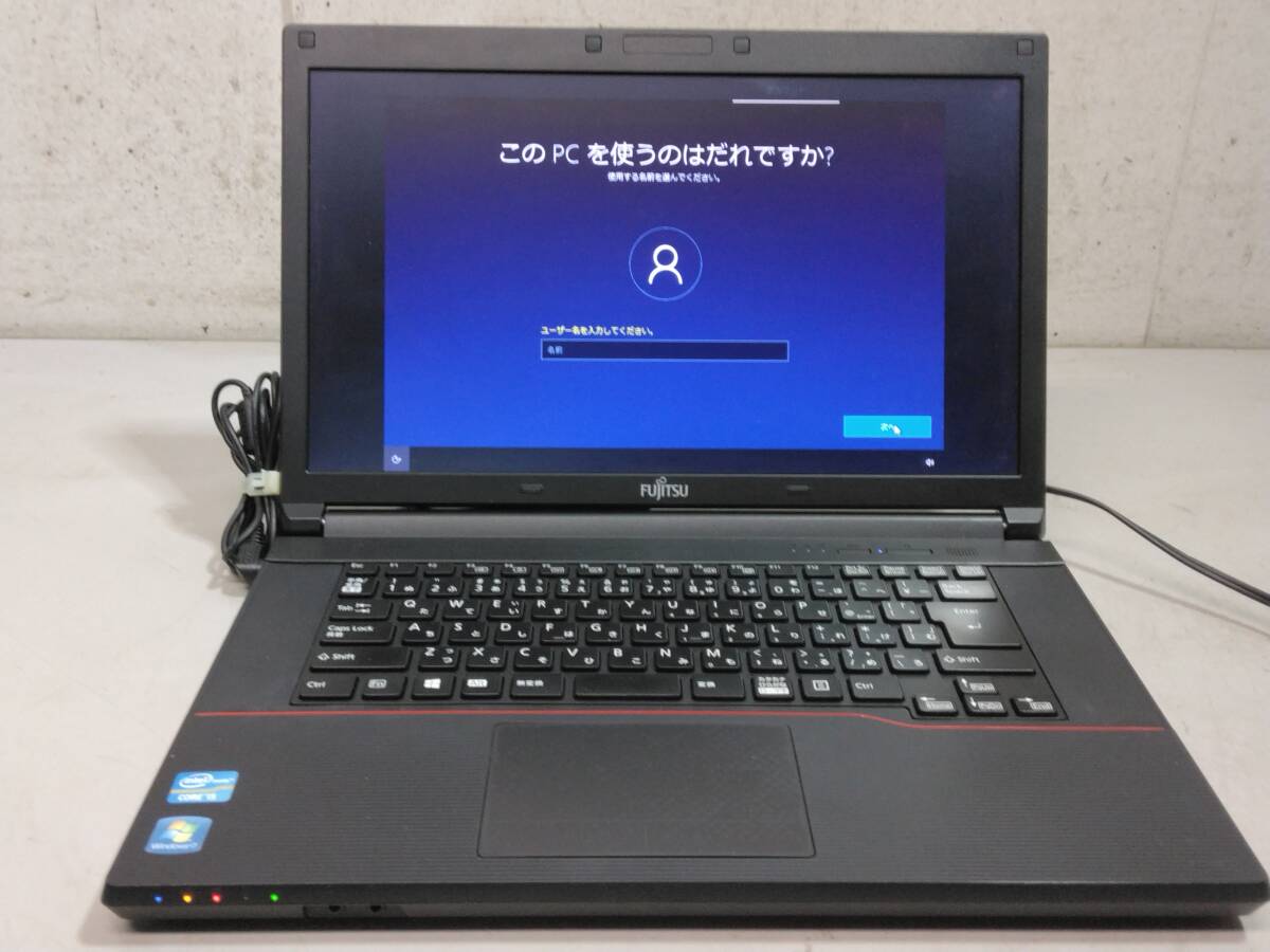 Yahoo!オークション - FUJITSU LIFEBOOK A573/G i5 ノートパソコン 80...