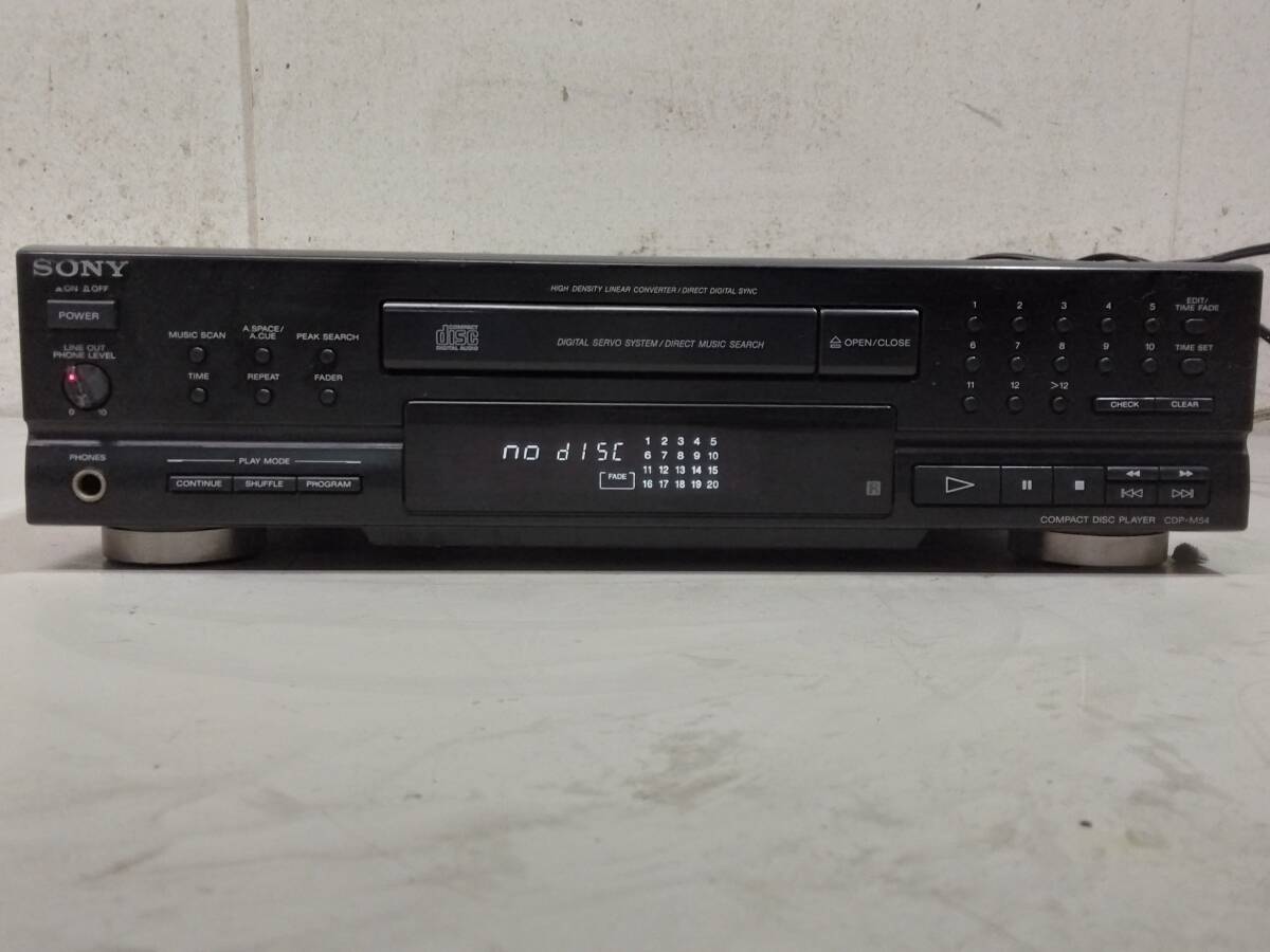Yahoo!オークション - SONY ソニー CDプレーヤー CDP-M54 CDデッキ 10...