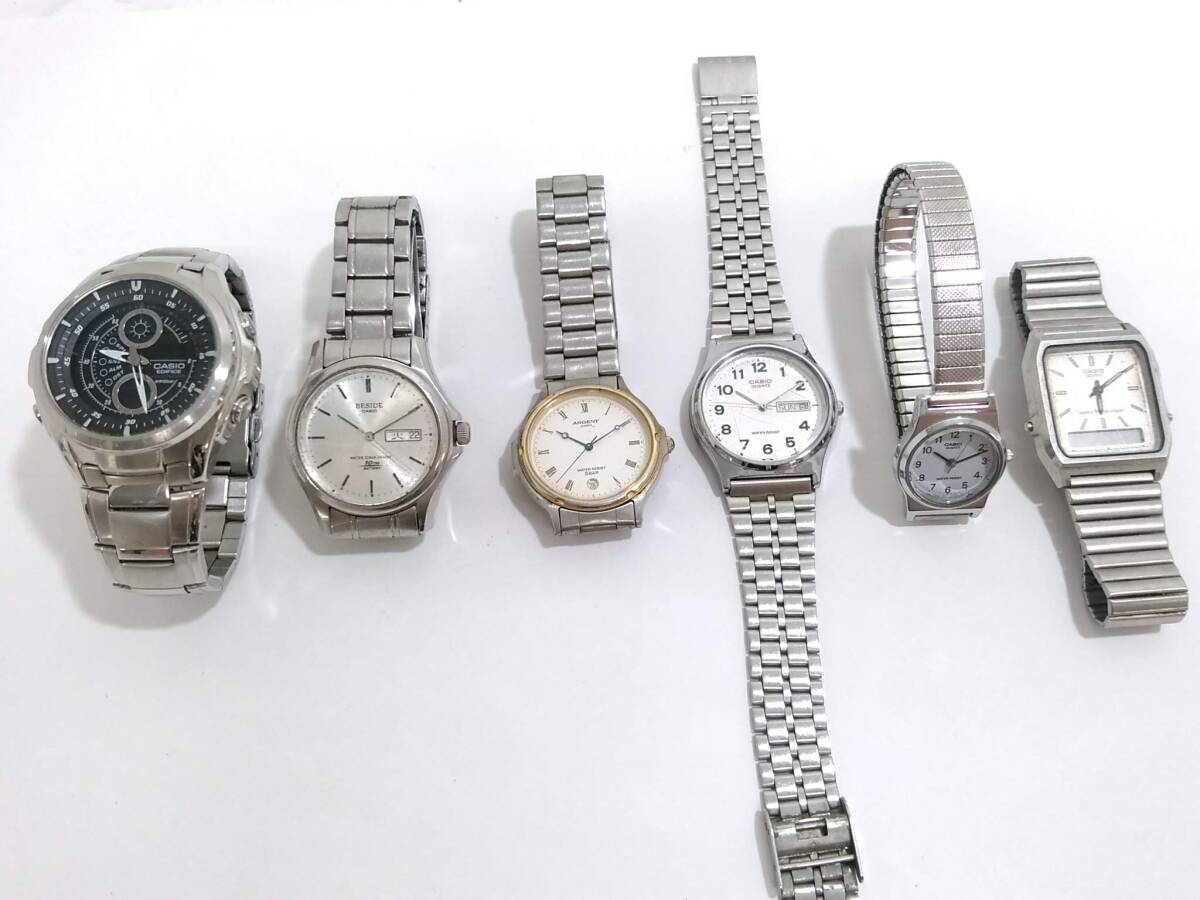 Yahoo!オークション - CASIO カシオ クォーツ 腕時計 6点セット/EFA-11...