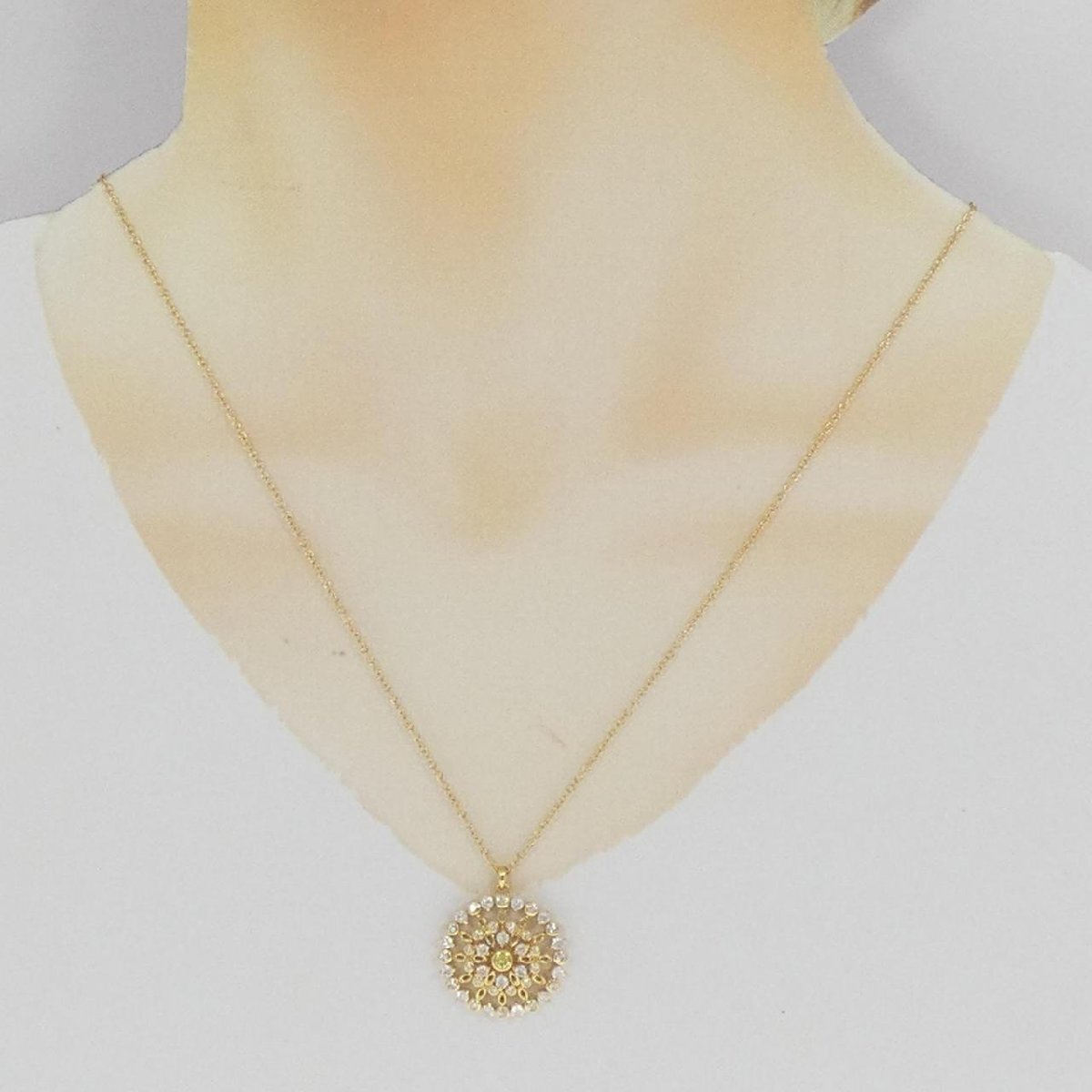 Yahoo!オークション - ポンテヴェキオ ダイヤモンド ネックレス 0.06CT