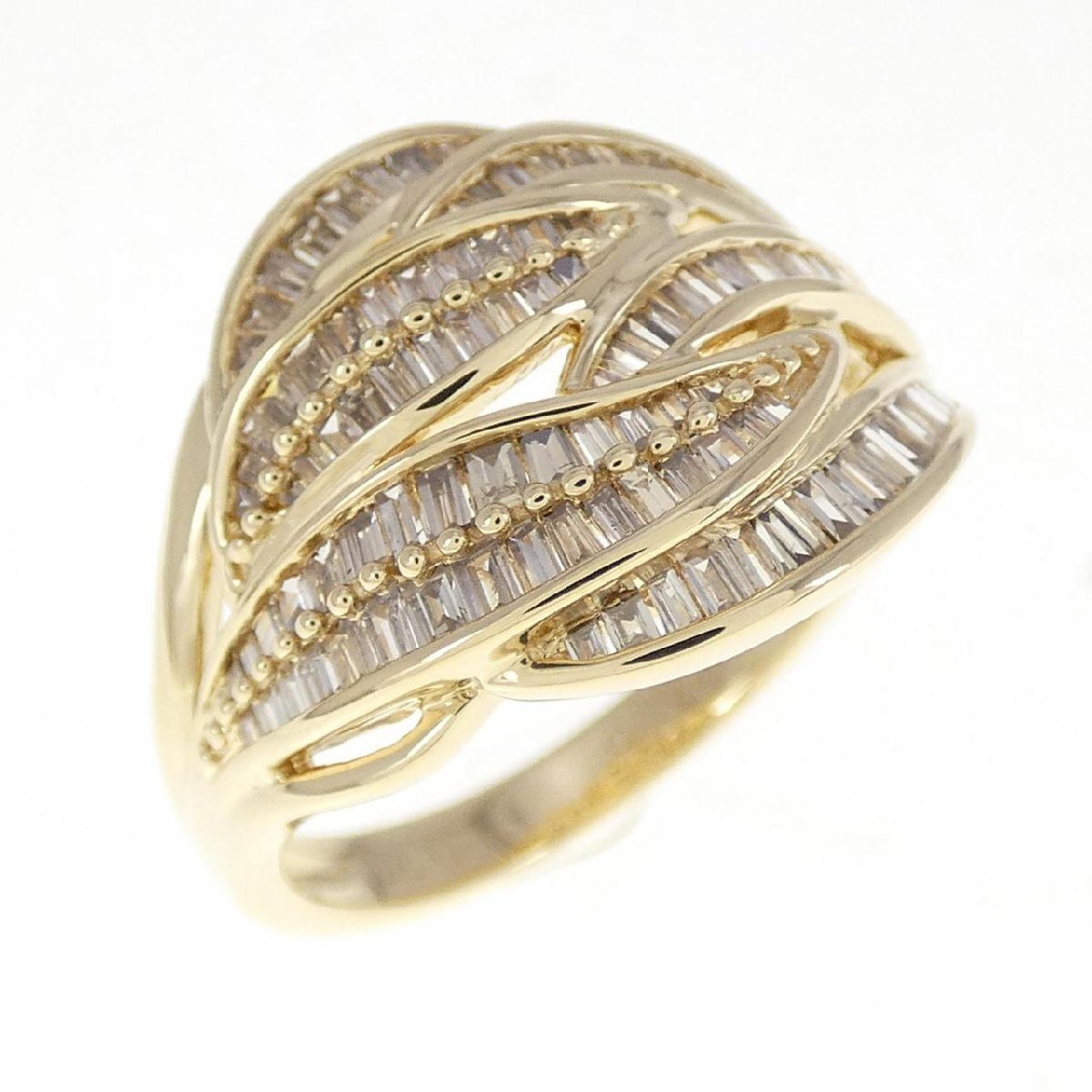 Yahoo!オークション - K18YG ダイヤモンド リング 0.70CT