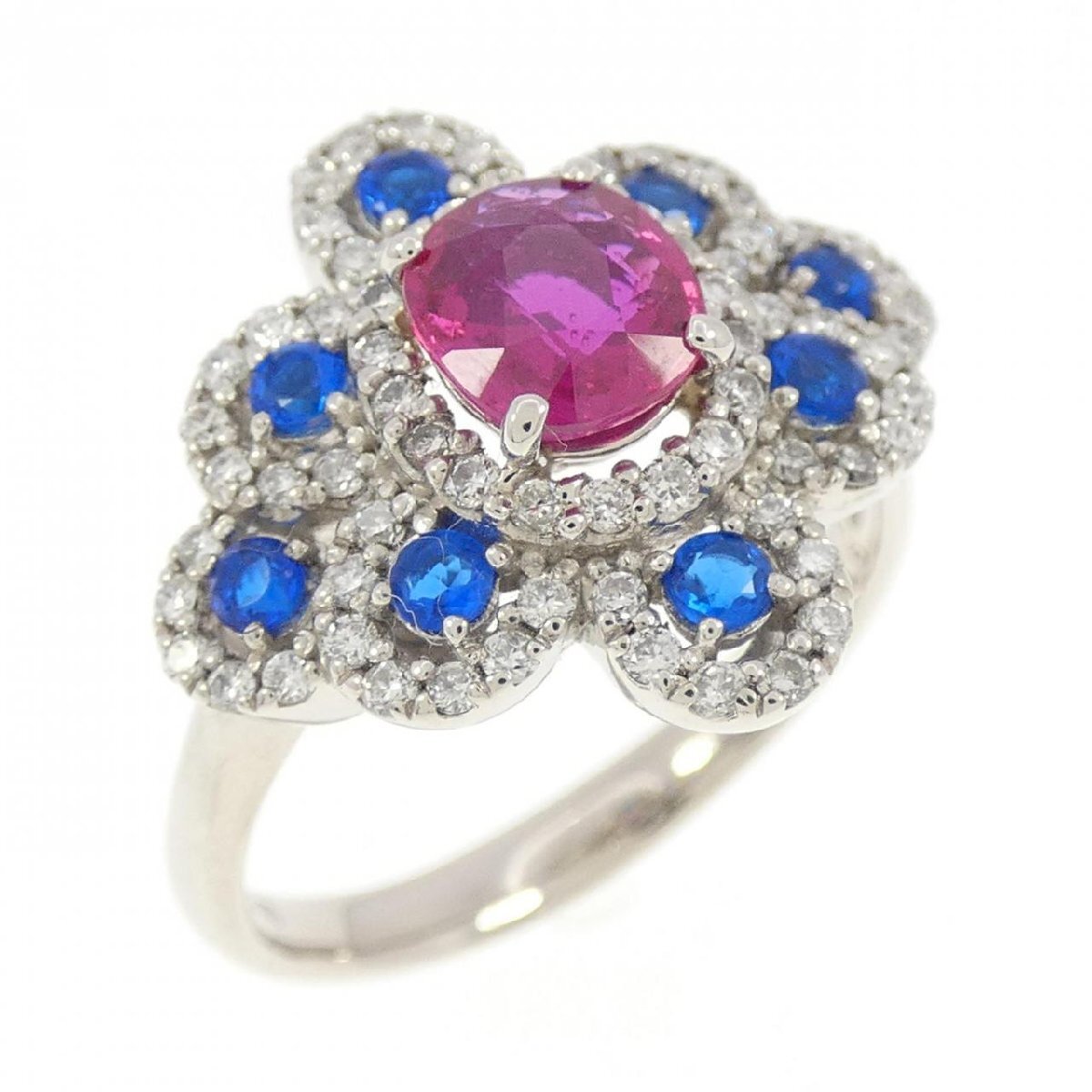 Yahoo!オークション - PT 非加熱 ルビー リング 0.91CT モザンビーク産