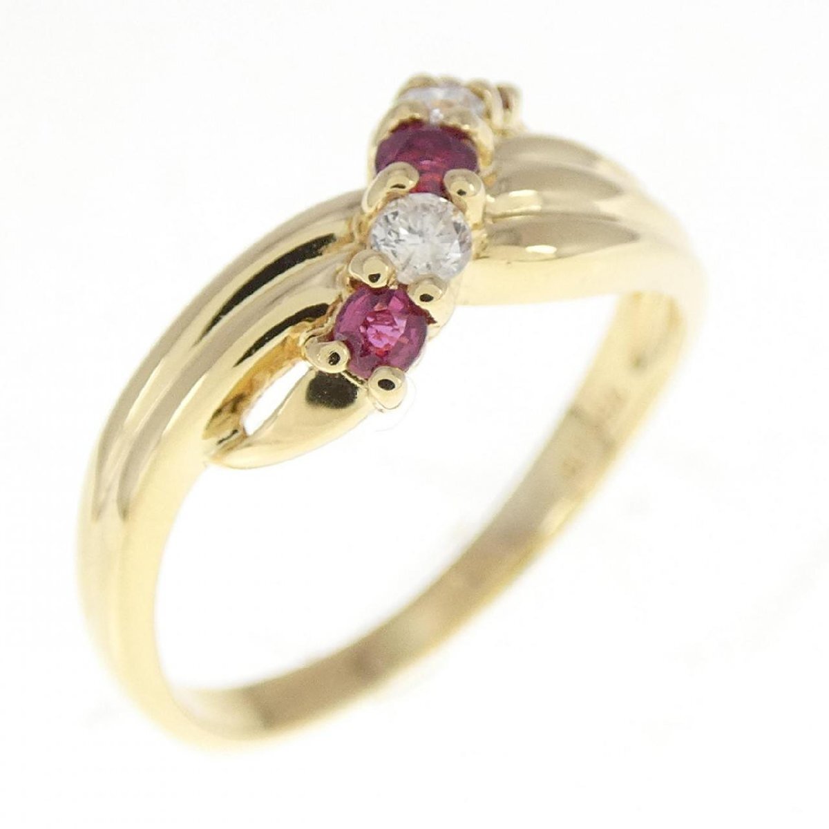 Yahoo!オークション - 750YG ルビー リング