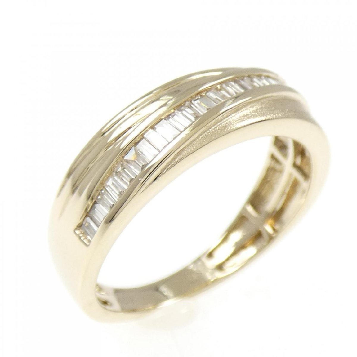 Yahoo!オークション - K18YG ダイヤモンド リング 0.26CT